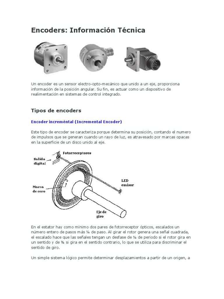 Encoder S | PDF | Medición | Informática y tecnología de la información