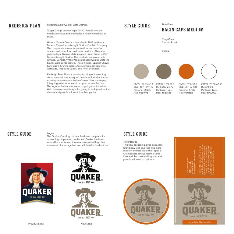 Hagin Caps Medium Redesign Plan Style Guide | PDF