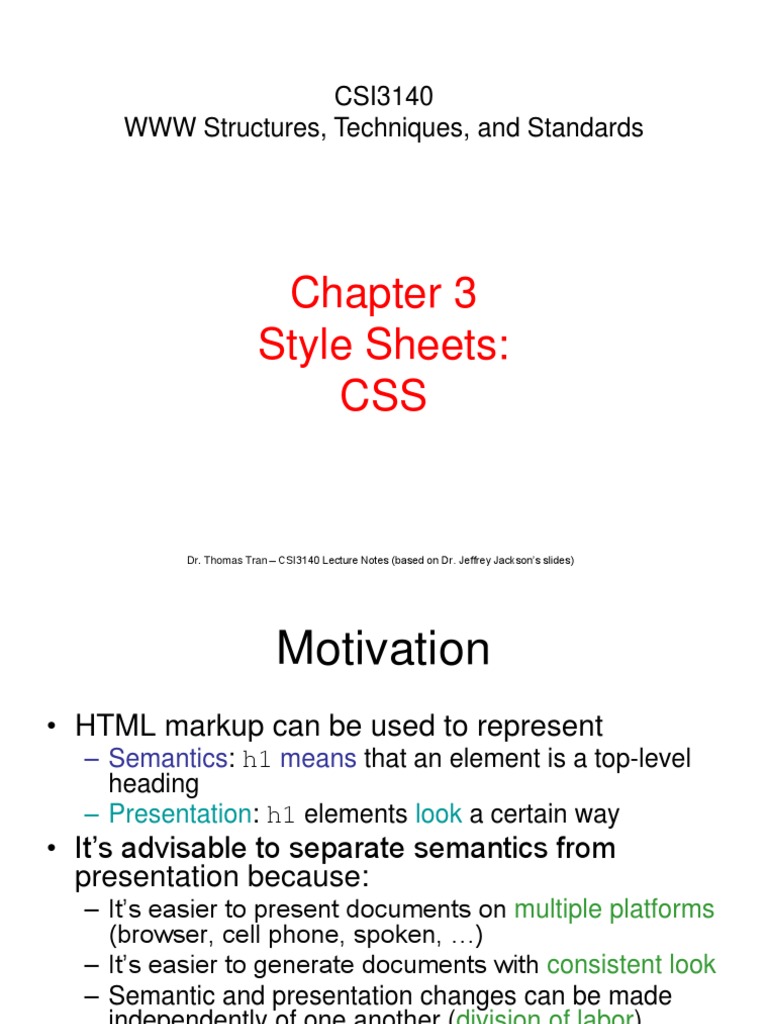 CSS Basics | PDF