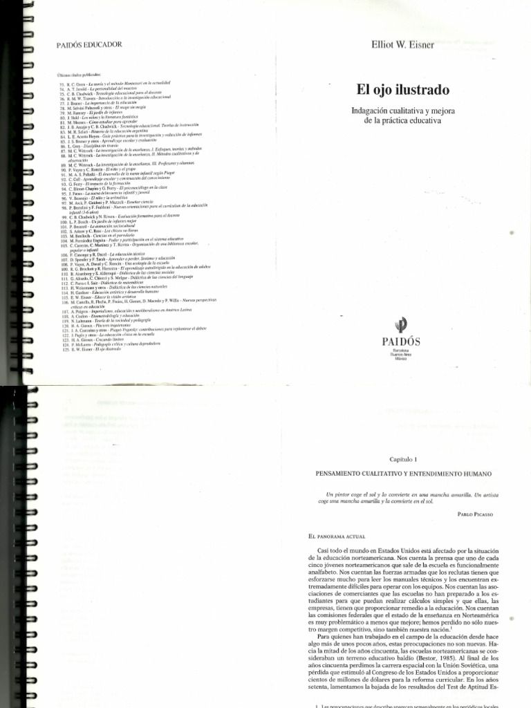 El Ojo Ilustrado. Elliot Eisner | PDF