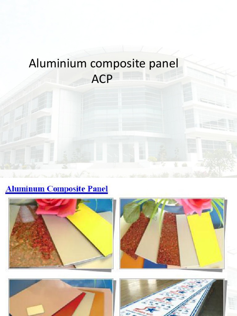 Acp Panel | PDF | Composite Material | Aluminium