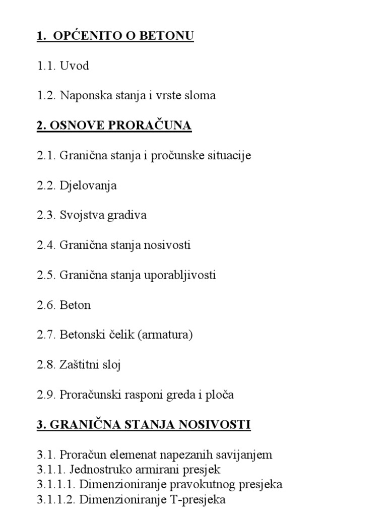 Betonske Konstrukcije - Prirucnik | PDF