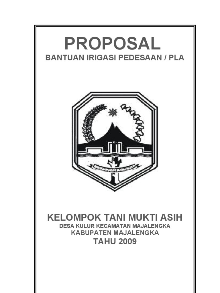 Proposal Bantuan Kelompok Tani | PDF