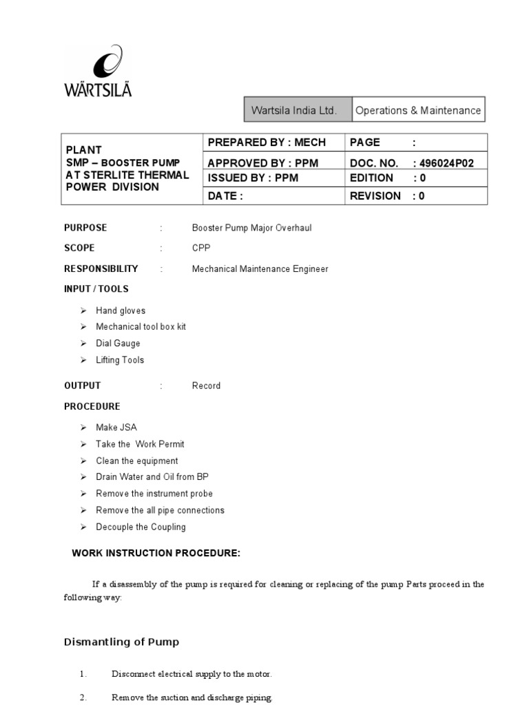 Booster Pump | PDF | Pump | Machines