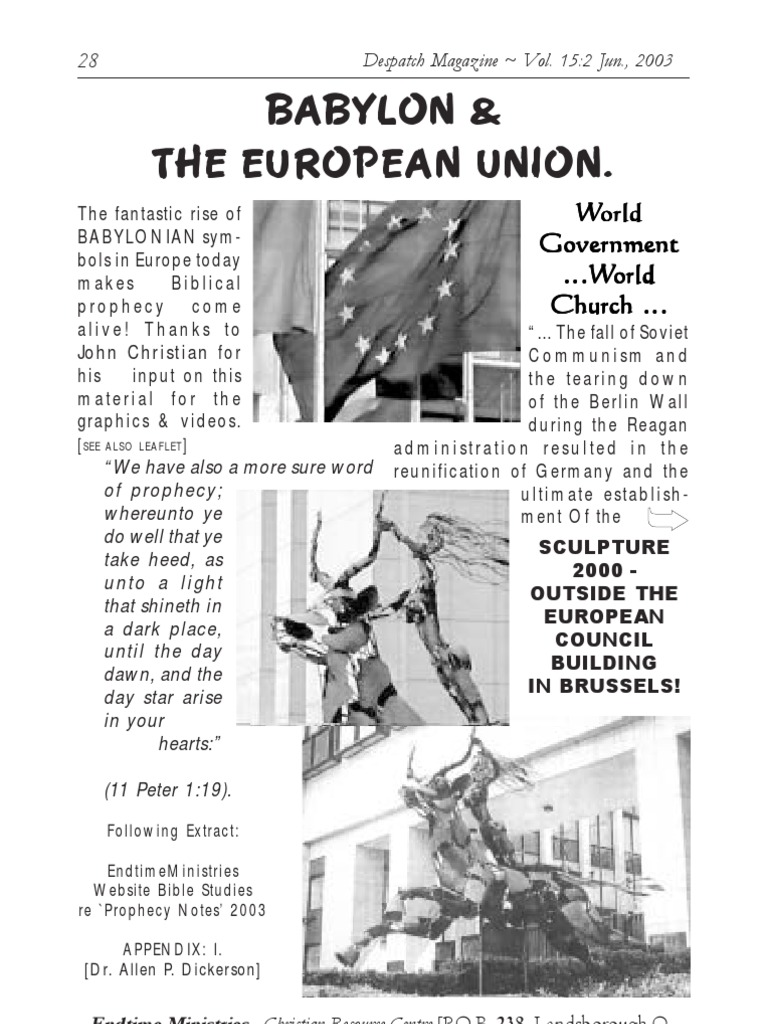 Babylon and the European Union | Babylon | End Time