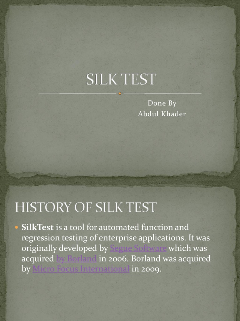 Silk Testdoc Pdf Cross Platform Scripting Language