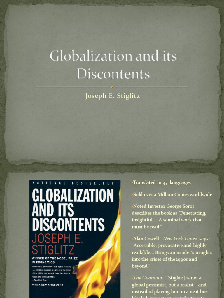 Globalization and Its Discontents | PDF