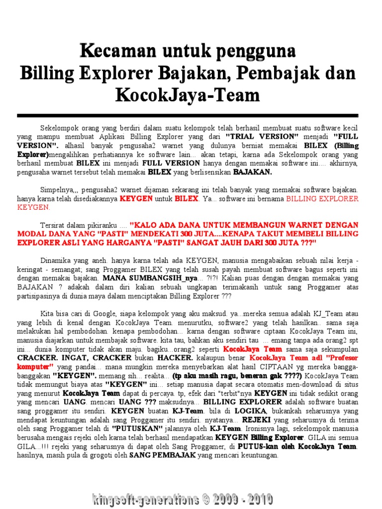 Billing Explorer | PDF