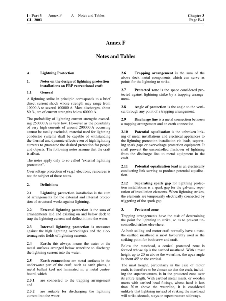 Germanischer Lloyd - Anchor Weights | PDF | Lightning | Rope