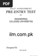NUST NET Past Paper 2 | PDF
