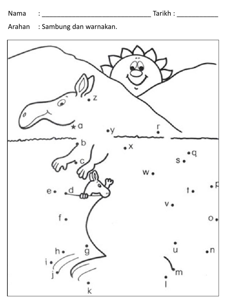 Worksheet Abjad A-Z | PDF