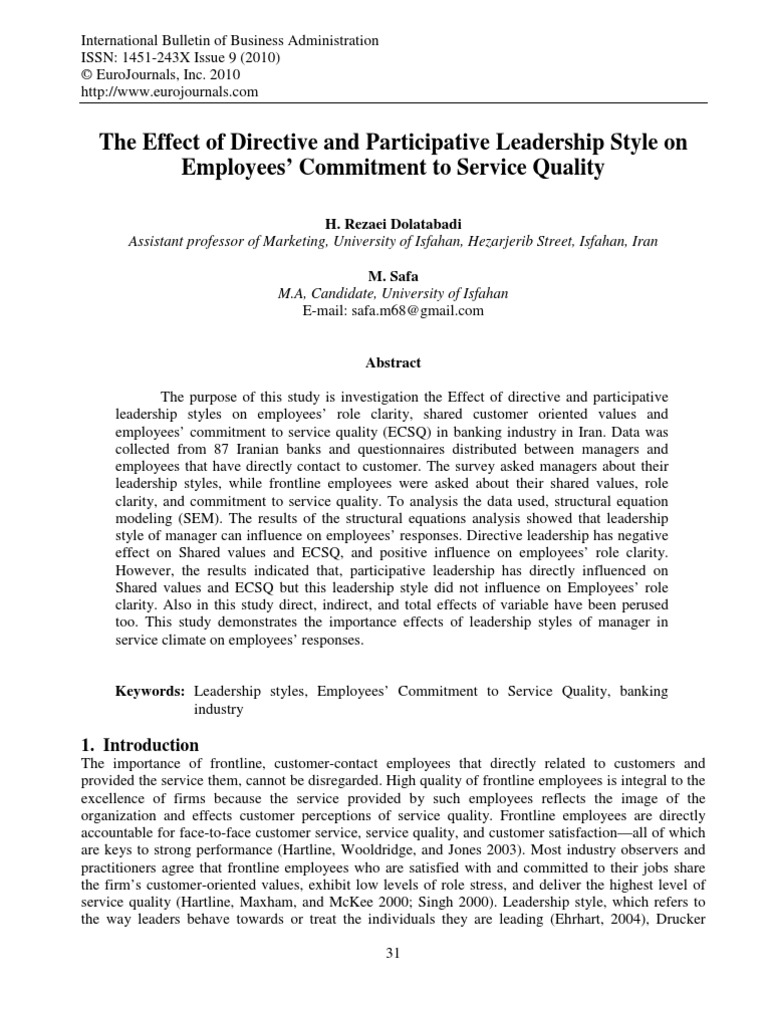 Directive Leadership | Leadership | Leadership & Mentoring