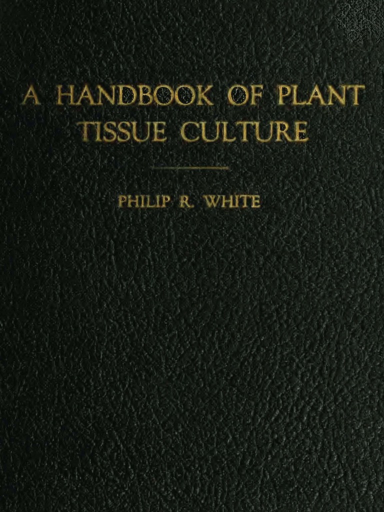 Handbook of Plant Tissue Culture | PDF | Cell Potency | Organisms