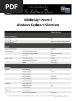 Lightroom Keyboard Shortcuts Cheat Sheet | PDF | Computer Keyboard ...