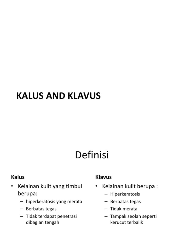 Presen Tasi Kalus Klavus | PDF