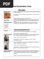 Lumbar Special Tests Guide | PDF | Anatomical Terms Of Motion | Vertebra