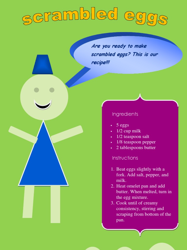 Easy Scrambled Eggs Recipe | PDF