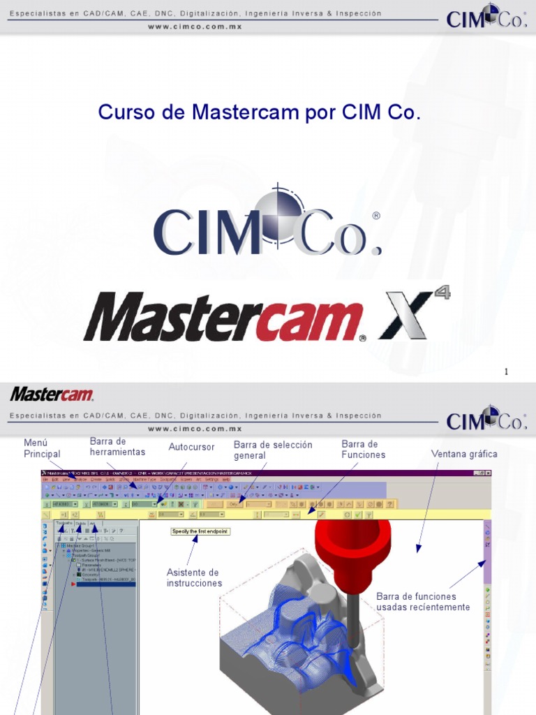 Curso Mastercam X4 | PDF | Archivo de computadora | Informática