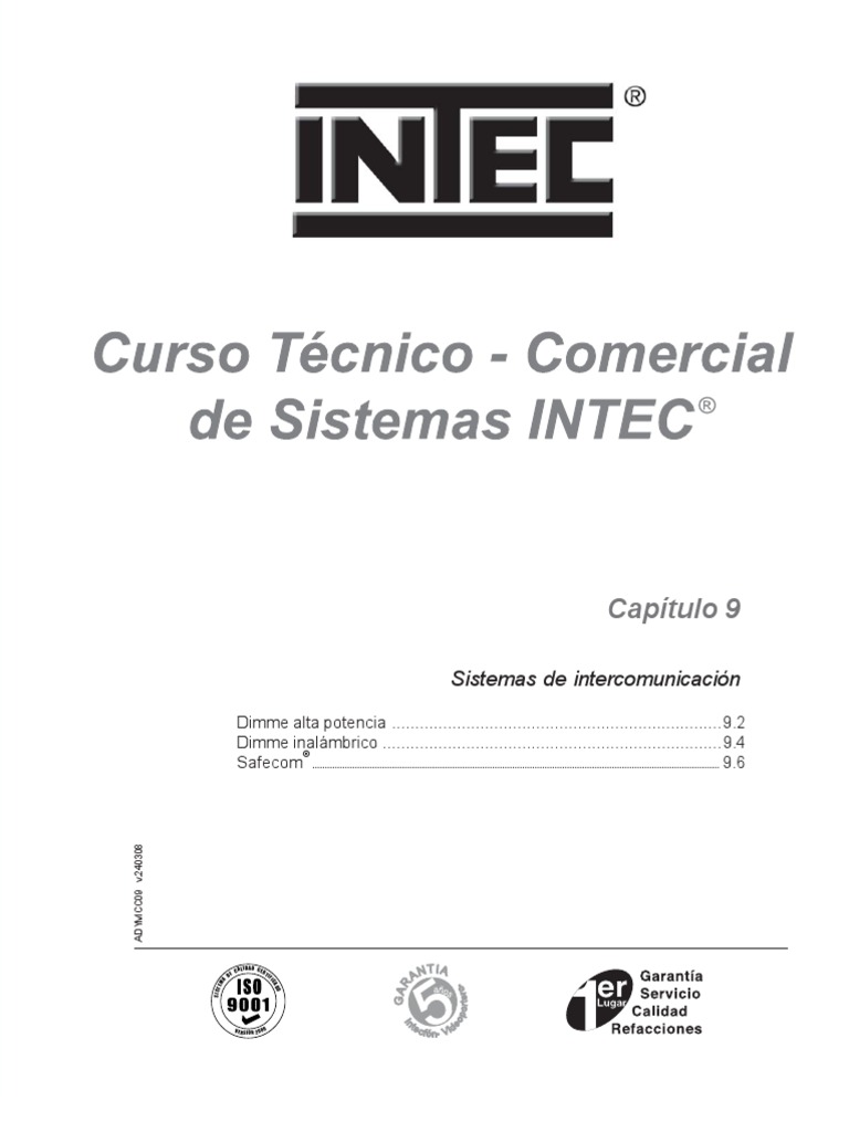 Intercomunicador Intec | PDF | Eletrônicos | Engenharia Elétrica
