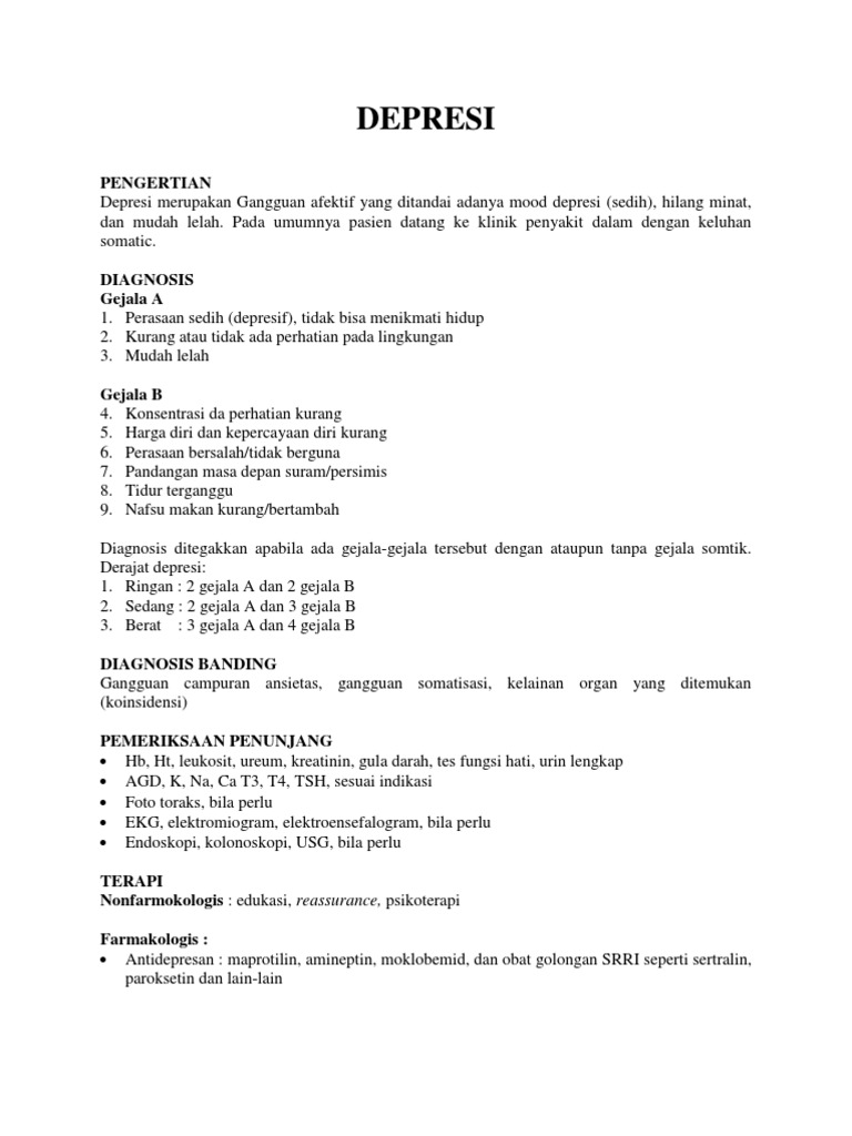 Depresi | PDF
