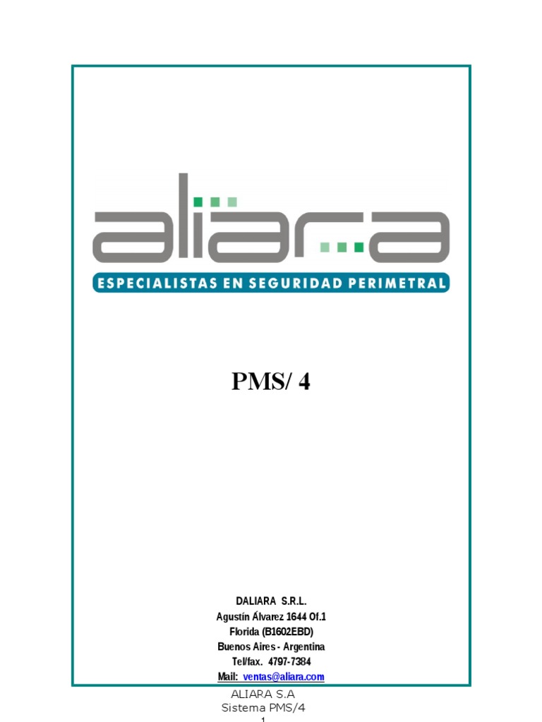 Manual Instalacion PMS4 | PDF | Planificación | Electrónica