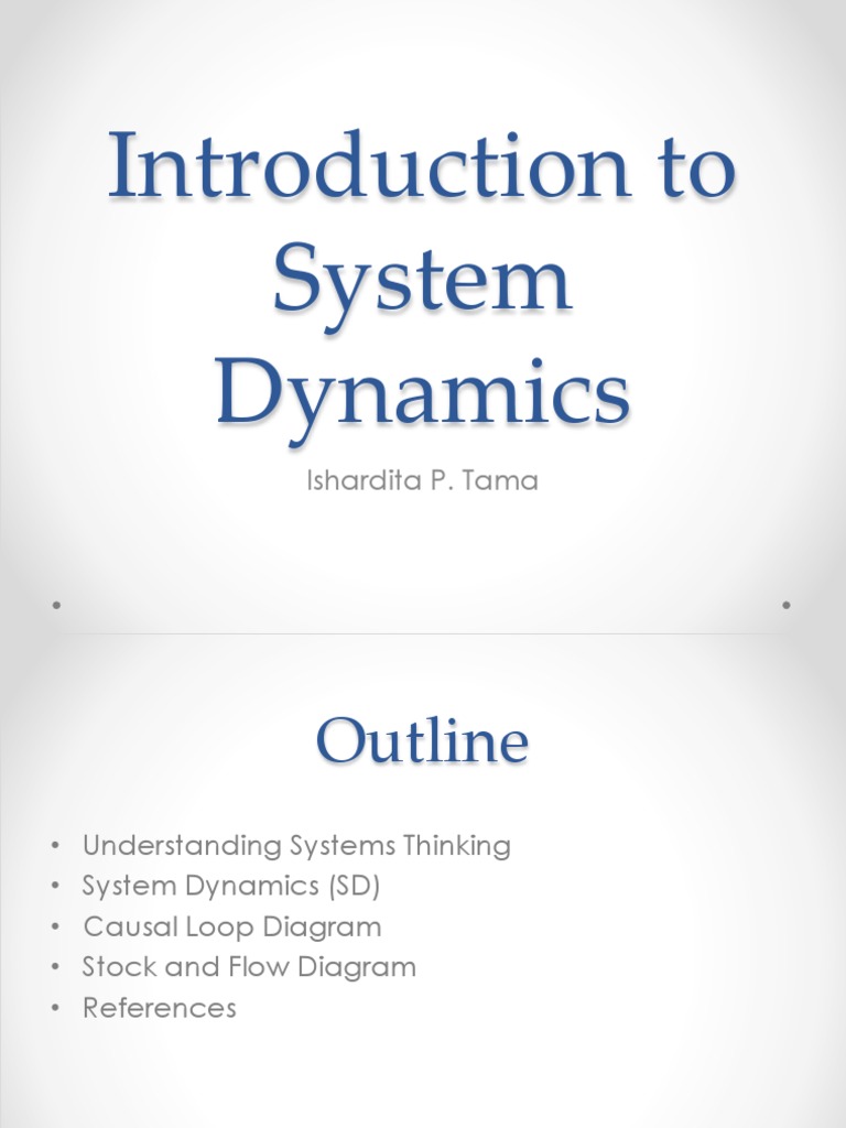 Introduction to System Dynamics | Emergence | Cognitive Science | Free ...