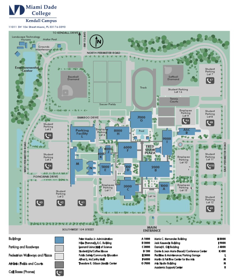 MDC-Kendall New Campus Map | PDF