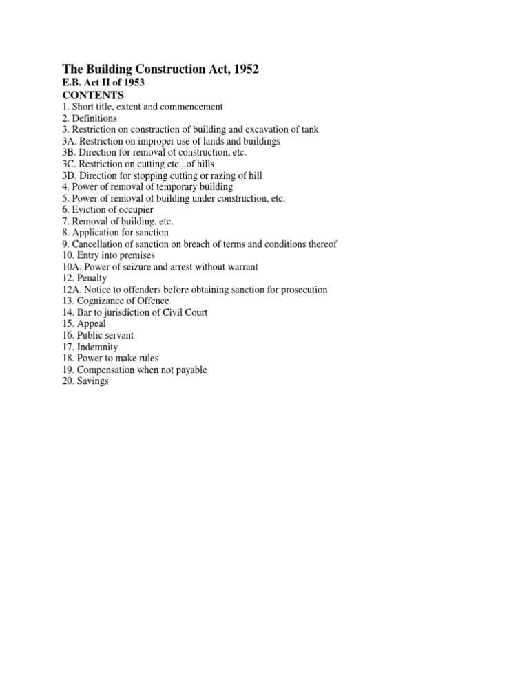 Building Regulations & Compliance | PDF