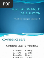 OpenEpi Sample Size Calculator Guide | PDF | Standard Error | Sampling ...
