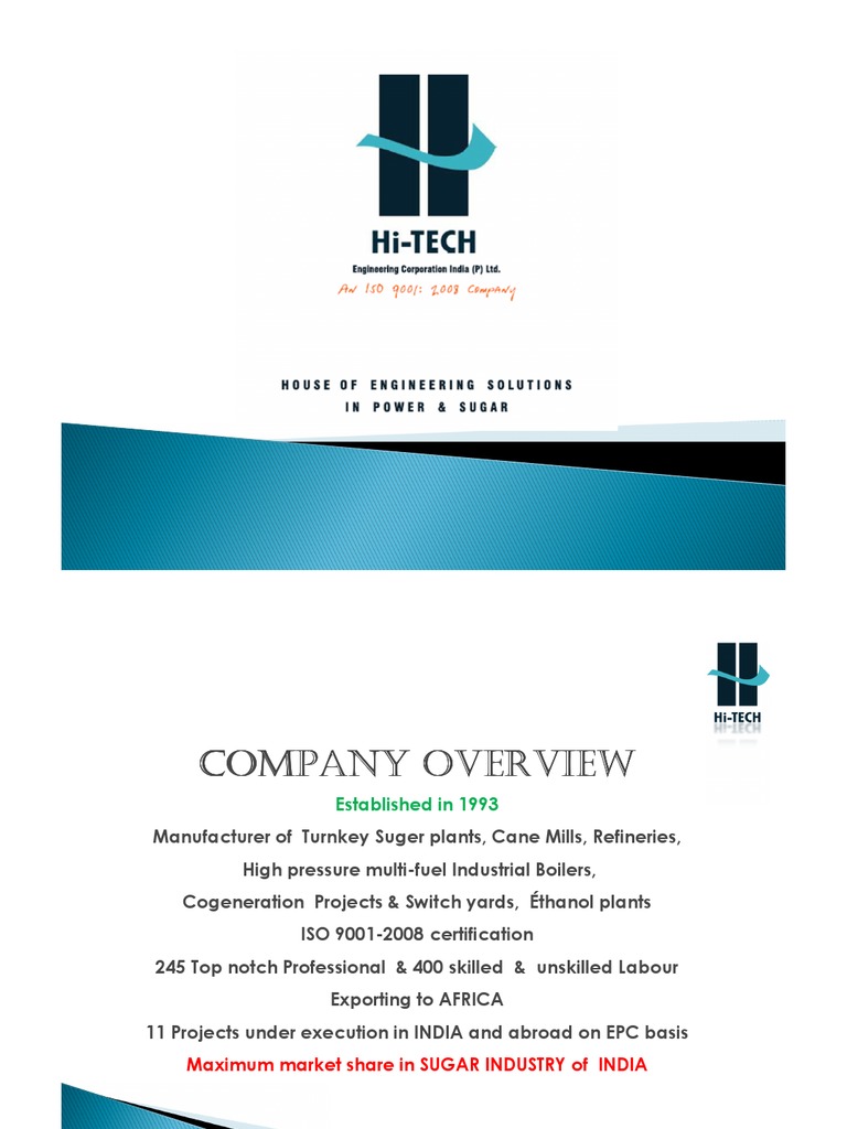 Hi-TECH India Presentation | PDF | Energy And Resource | Science