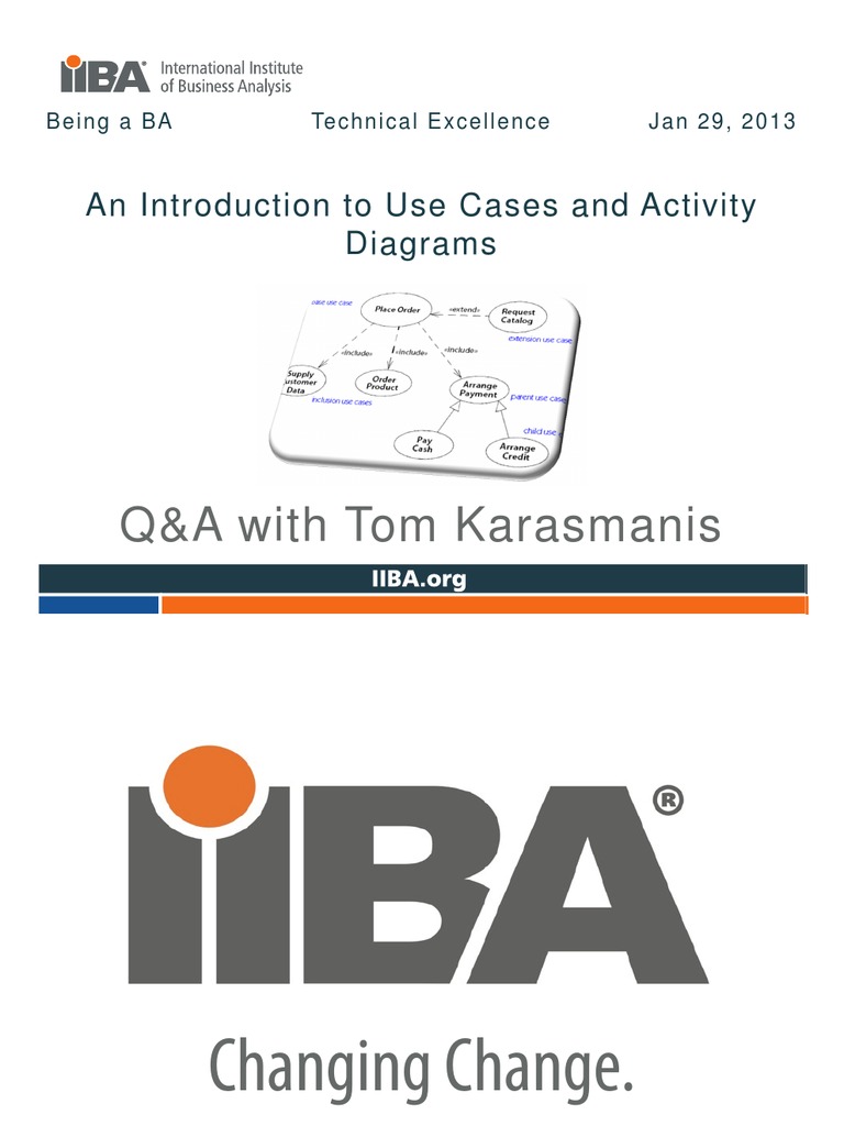 Use Cases and Activity | PDF | Use Case | Computing