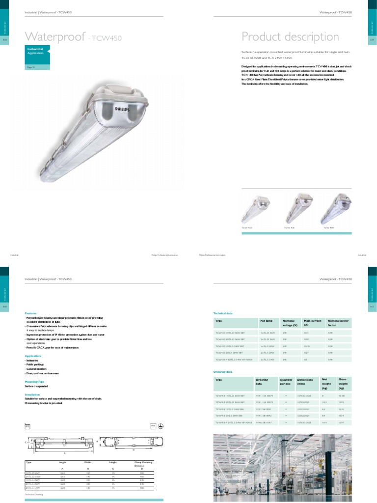 TCW450 | PDF | Philips | Manufactured Goods