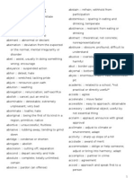 MemBean Word List | PDF