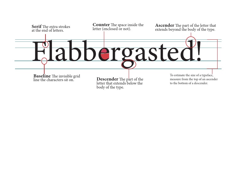Typography Terms Explained | PDF | General Fiction