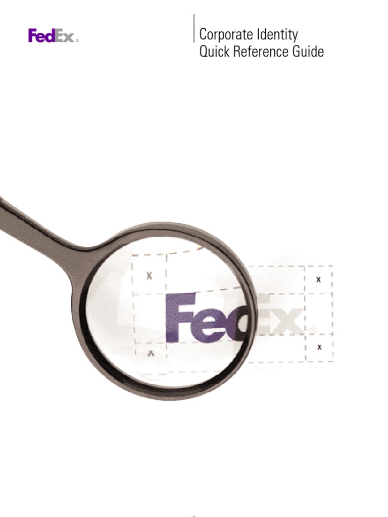 Fedex Corporate Identity Quick Reference | PDF | Computers