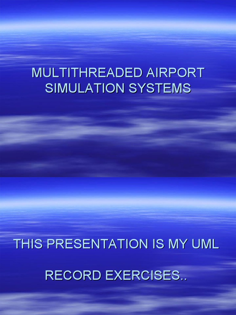 Multithreaded Airport Simulation Systems | PDF | Air Traffic Control ...
