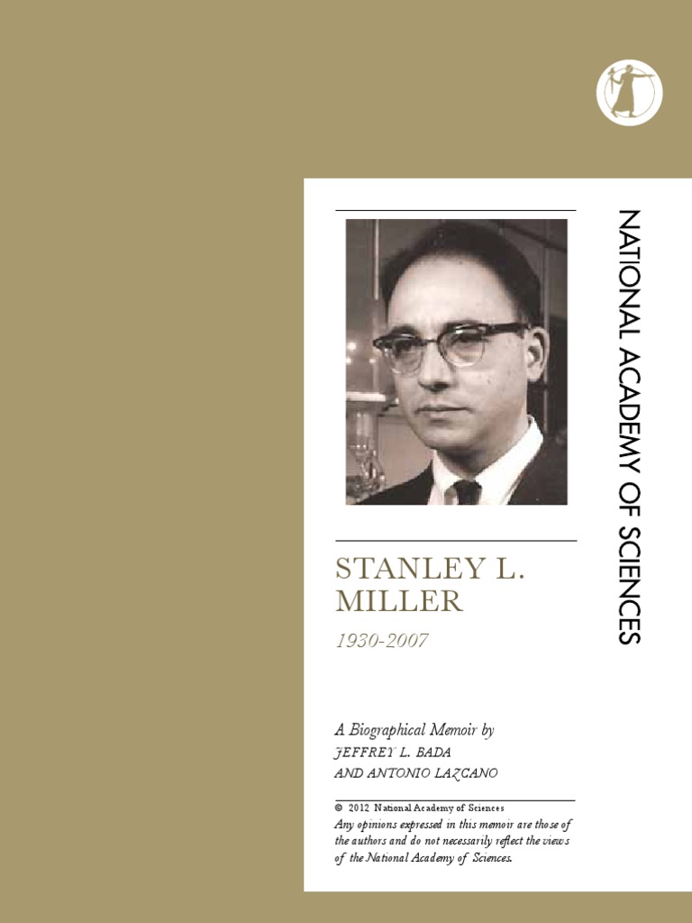 Miller Stanley | PDF | Abiogenesis | Alanine