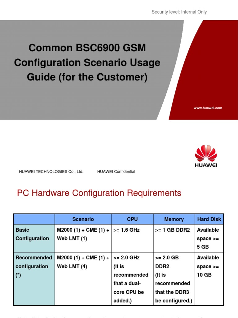 Common BSC6900 GSM Configuration Scenario Usage Guide (For The Customer) - 20101124-C | Download ...