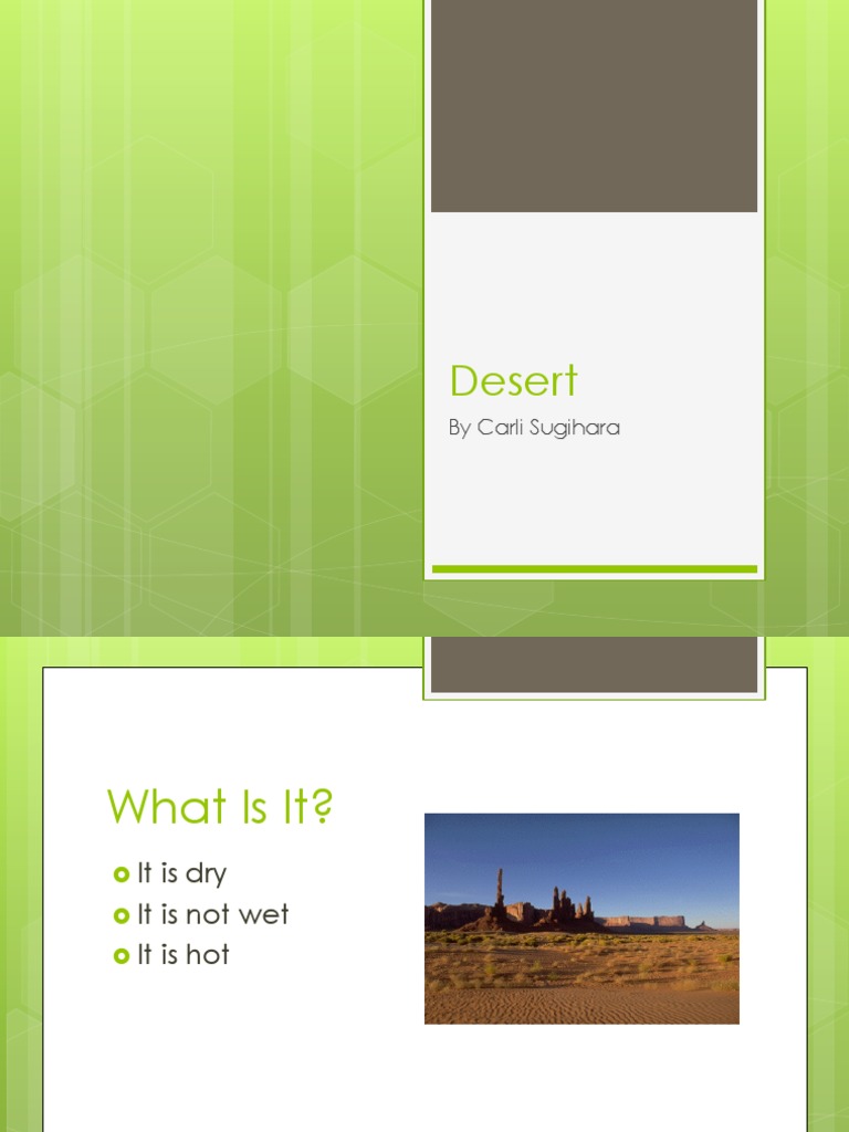 Desert Ecosystem Overview | PDF | Science & Mathematics | Young Adult