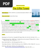 Eiffel Tower Vocabulary and Facts | PDF