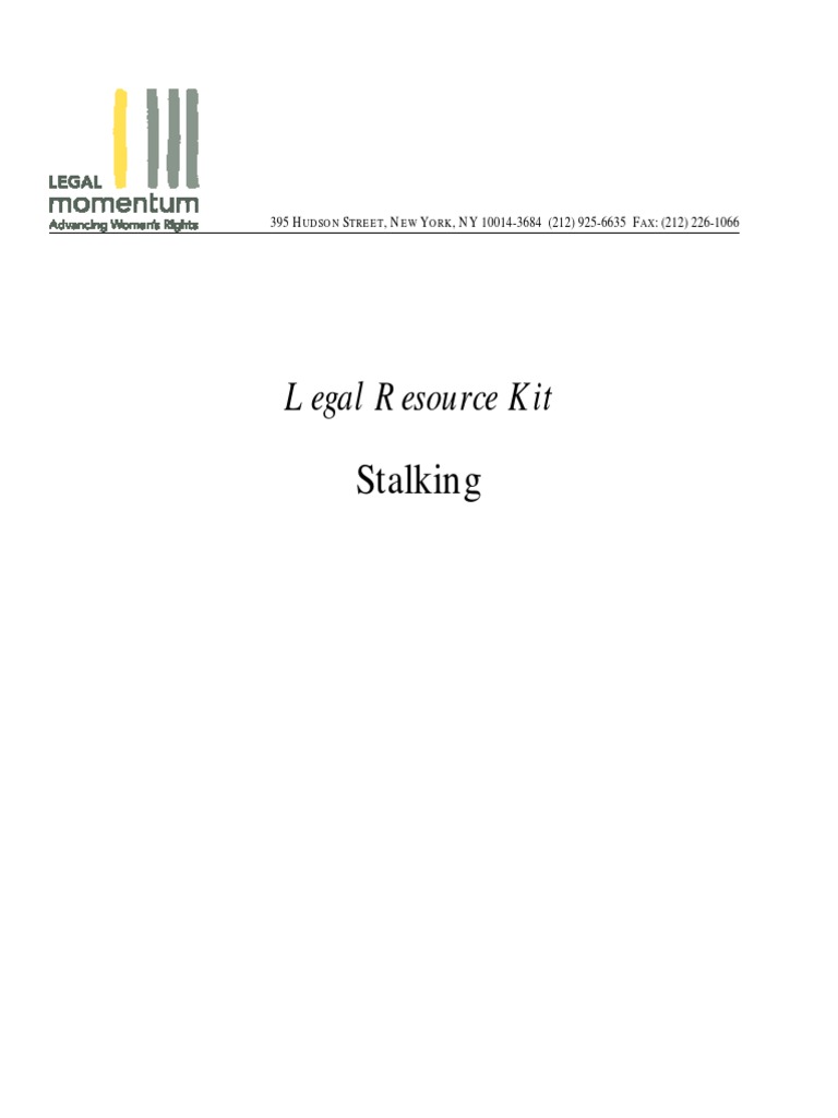 Stalking | PDF | Stalking | Victimology