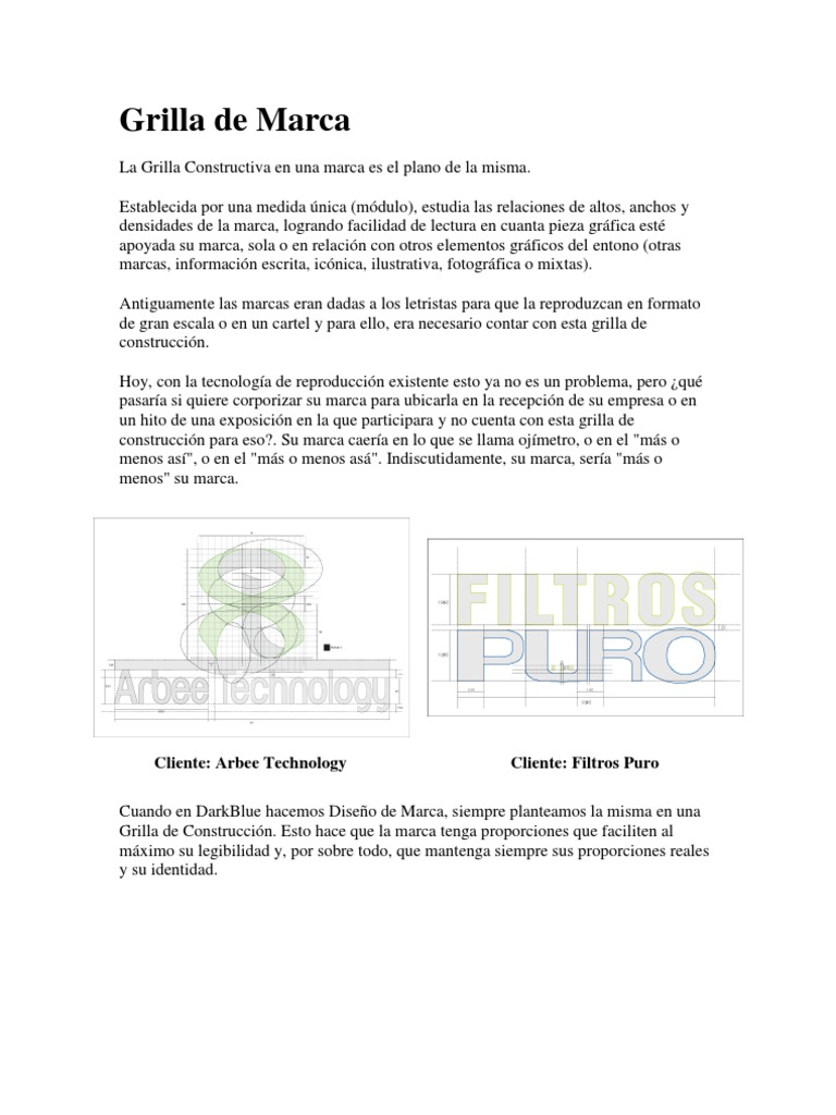 Grilla Constructiva para Diseño de Marca | PDF | Marca | Composición ...