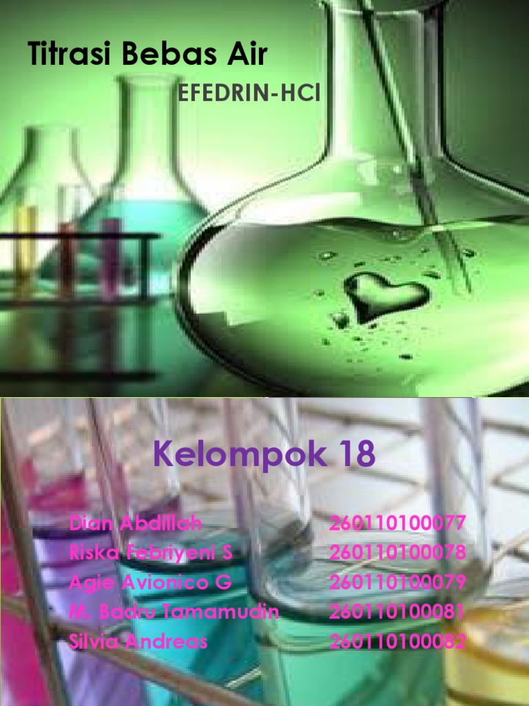 Kel.18 TBA Efedrin HCL | PDF