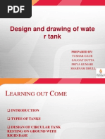 Design of Reinforced Concrete Water Tanks | PDF