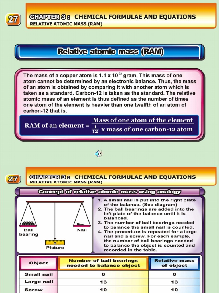 Chemistry Chapter 3 Chemical Formulae and Equestions | PDF | Chemistry ...