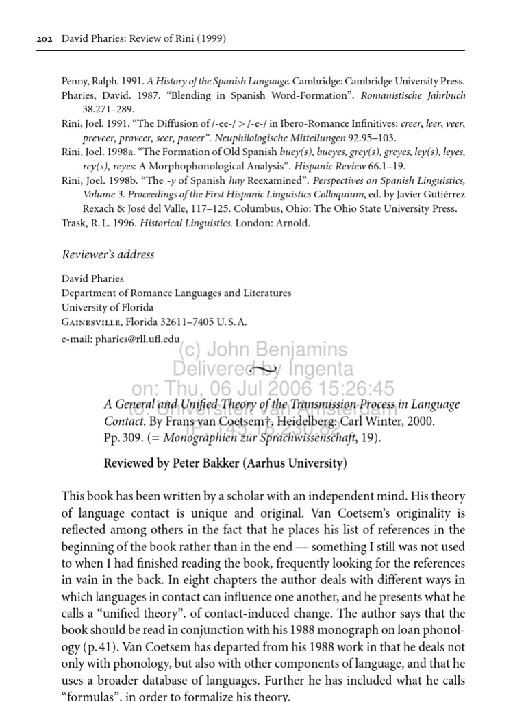 A General and Unified Theory of The Transmission Process in Language ...