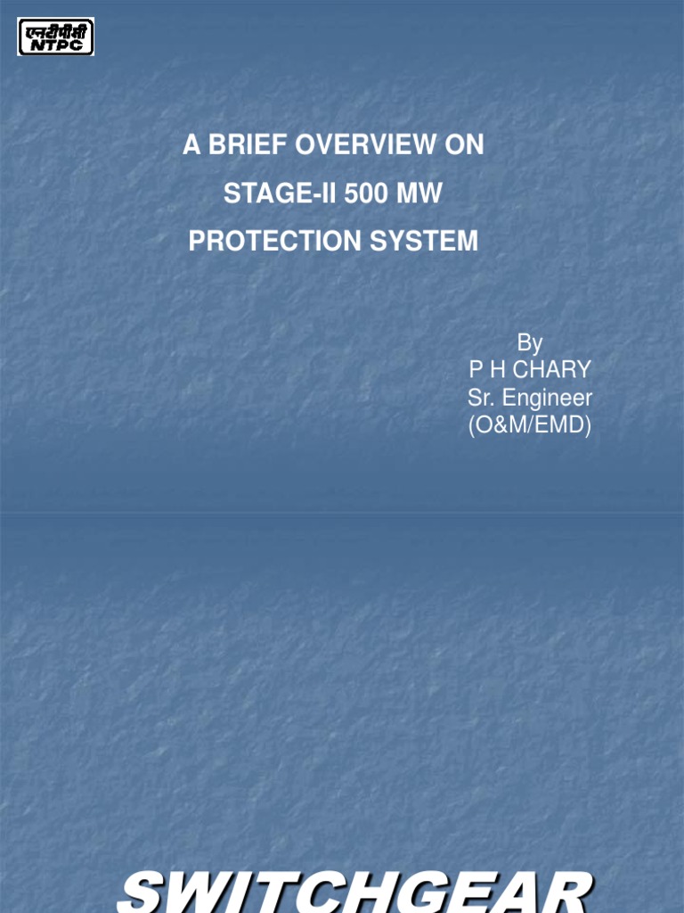 XX Protection of SWGR | PDF | Electrical Components | Power Engineering