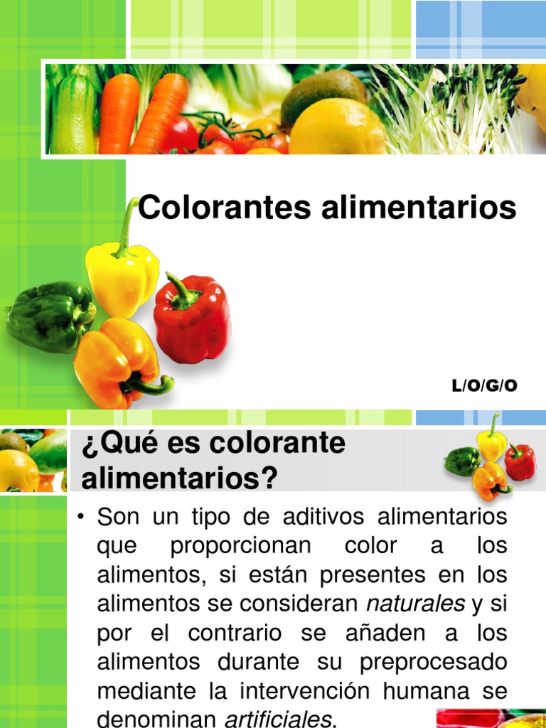 Colorantes y Aditivos Alimentarios | PDF | Flavonoide | Alimentos