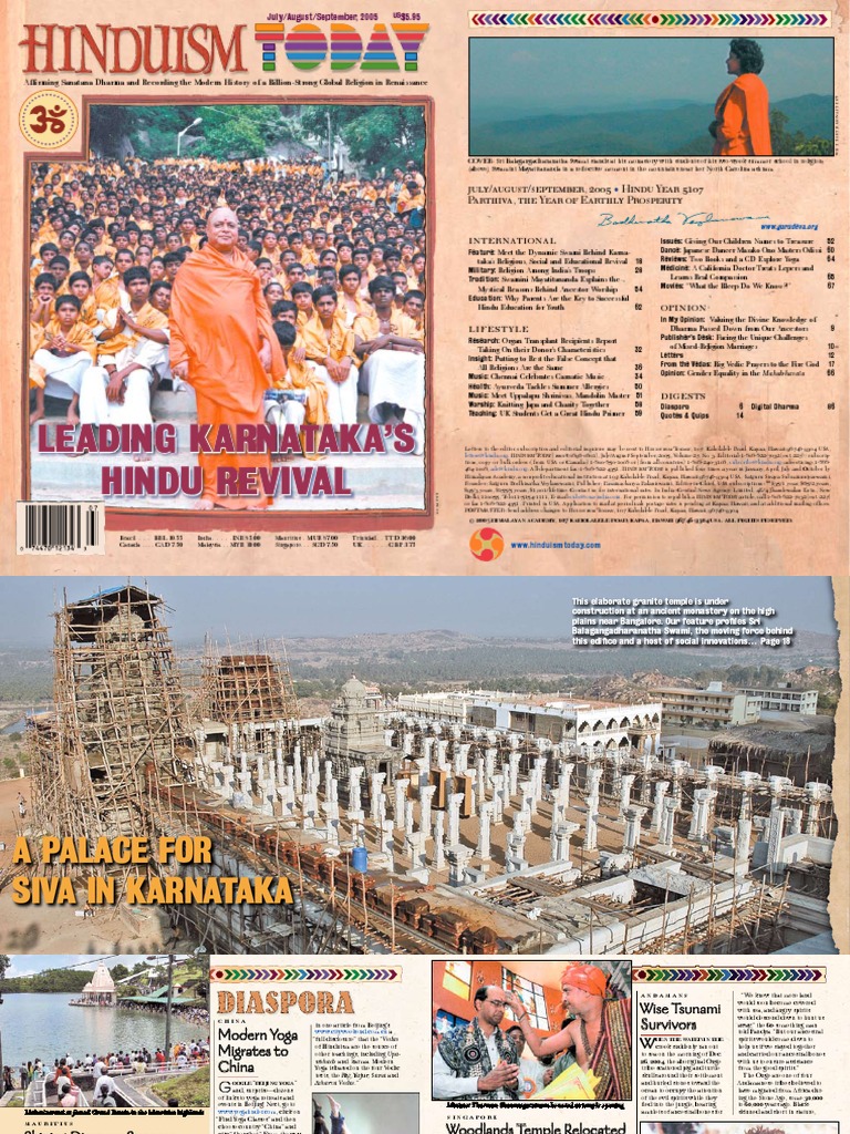 Hinduism Today - Jul Aug Sep - 200 | PDF | Marriage | Religion And Belief