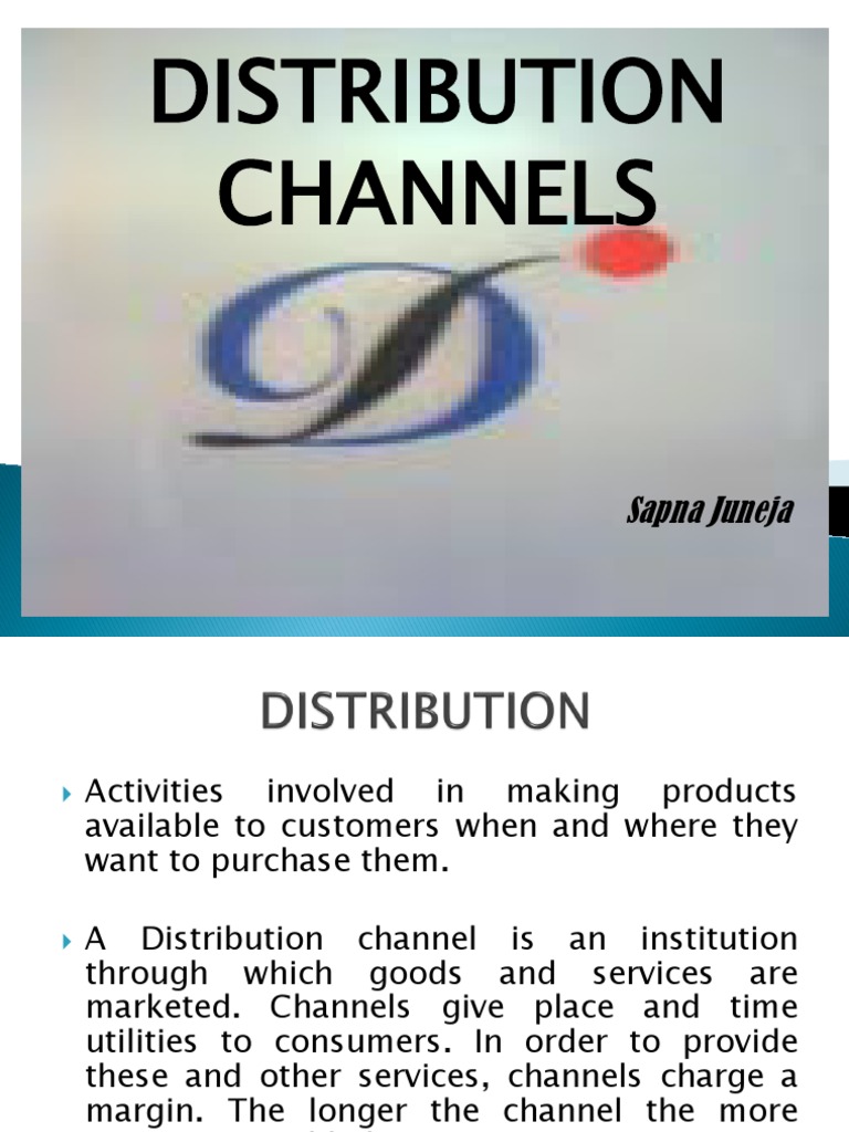 Distribution Channels | PDF | Distribution (Business) | Retail